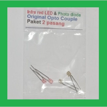 Jual Paket 2 pasang Infra red LED dan Photo dioda Original Opto Couple ...