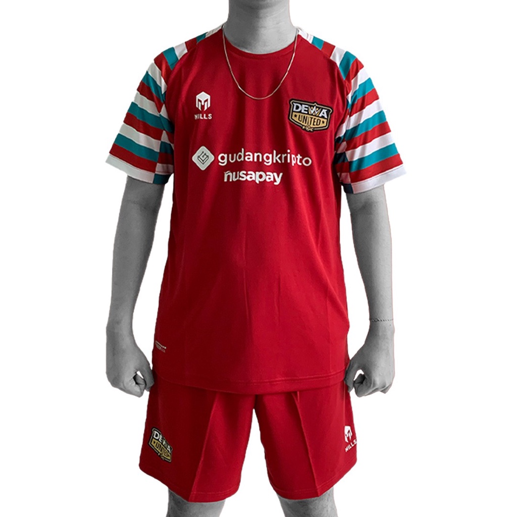 Jual Dewa United FC Away Jersey GK Player Issue 2022 Red | Shopee Indonesia