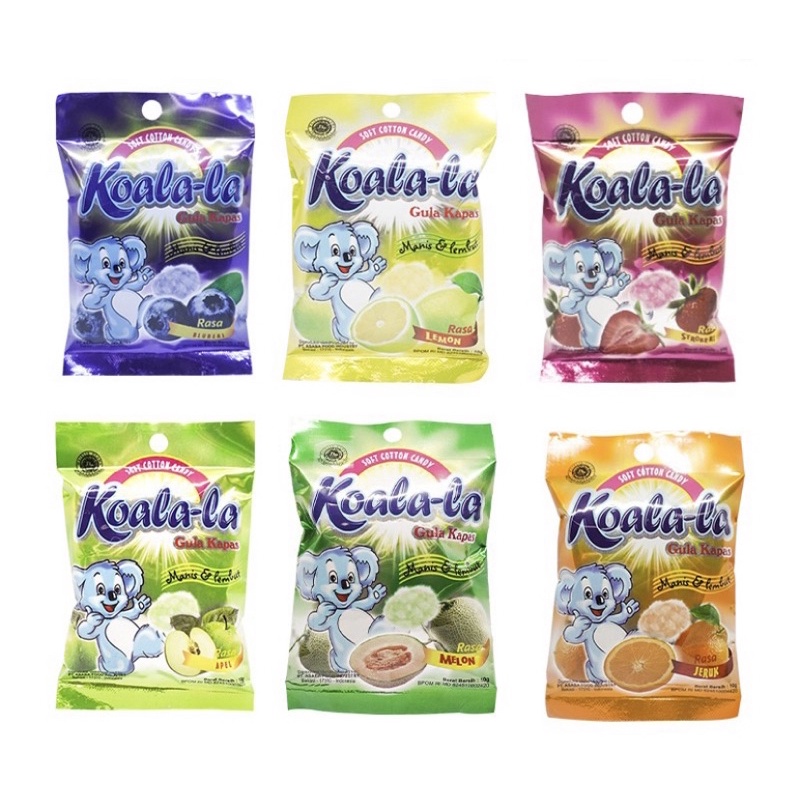 Jual KOALA-LA Kapas Candy / Soft Cotton Candy (10g) | Shopee Indonesia
