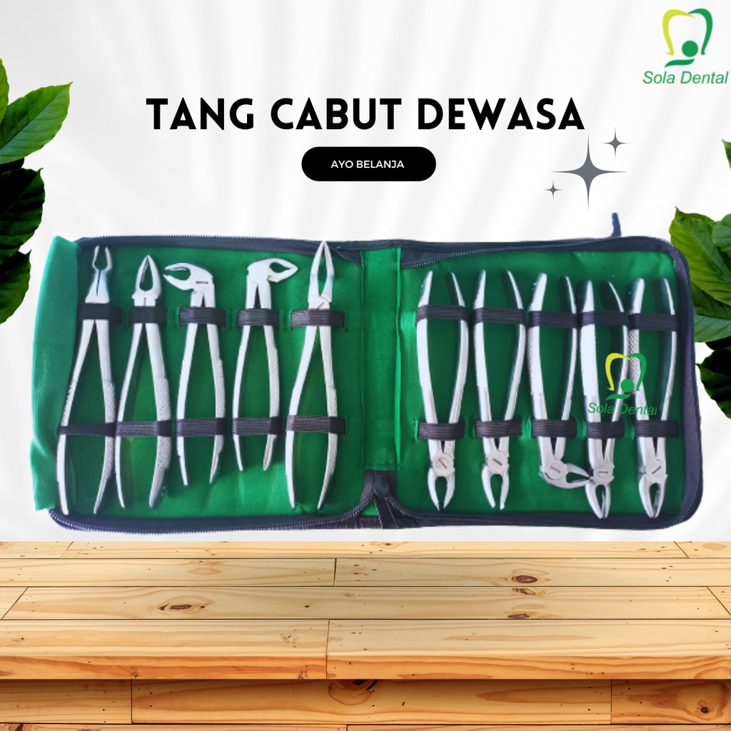Jual Dental Tang Cabut Gigi Dewasa / Instrument Tang Cabut Gigi Adult ...