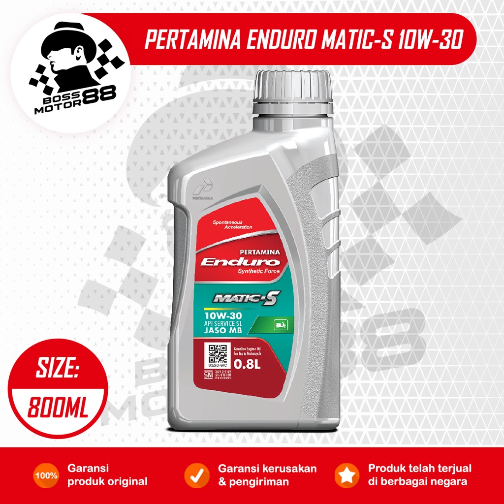 Jual Pertamina Enduro Matic-S 0,8L - Oli Mesin Motor Matic Beat/Vario ...