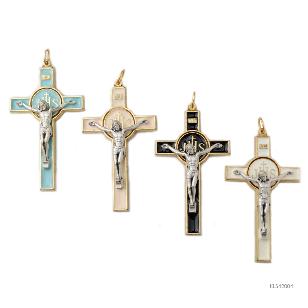 Jual Kalung Salib Baptis IHS Gold Devosi Katolik | Shopee Indonesia