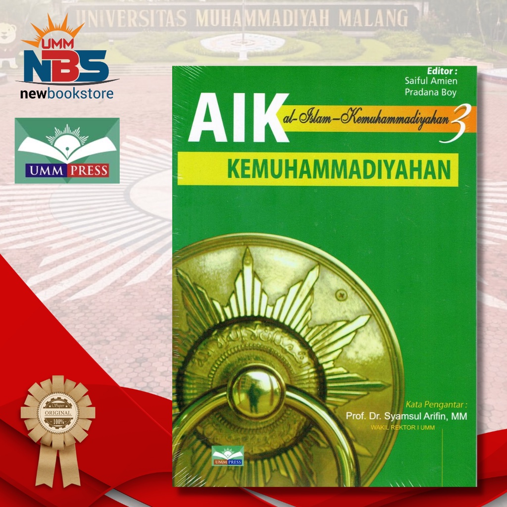 Jual Buku AIK 3 : Al - Islam Kemuhammadiyahan Edisi 3 - UMM Press - kat ...