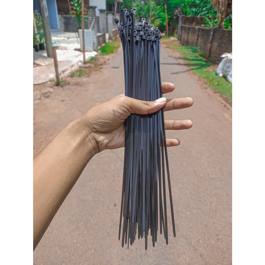 Jual Kabel Ties Cable Tie tali rek krek 3.6x300mm (30cm) harga 1pcs ...