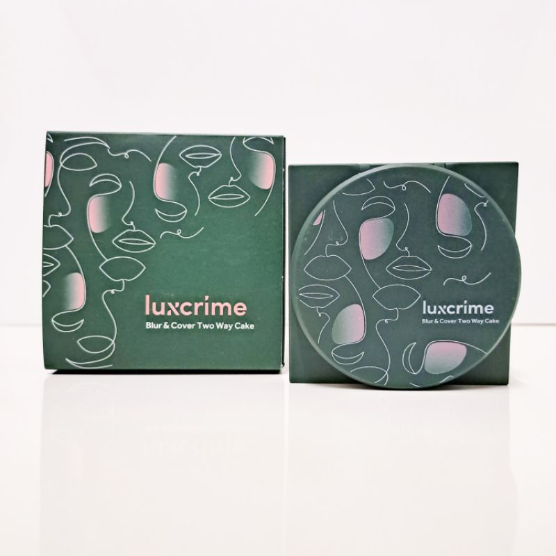 Jual [NEW] LUXCRIME Blur & Cover Two Way Cake - Shade Buttercream ...