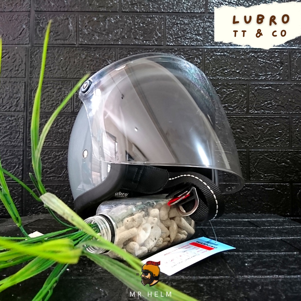 Jual HELM RETRO SLIMHEAD LUBRO TX500 WITH VISOR SNAIL PREMIUM ORIGINAL ...