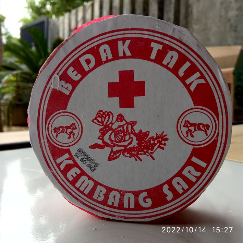 Jual Bedak Talk Palang Merah Kembang Sari 50 Gr/Bedak Tabur Palang ...