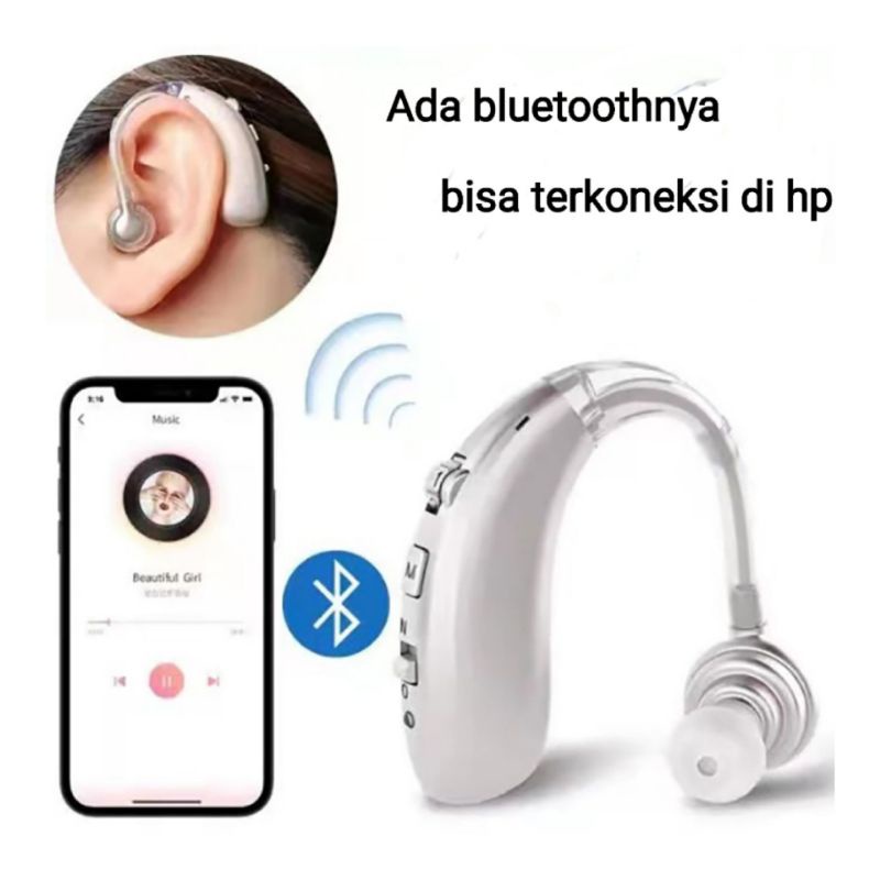 Jual Alat bantu dengar Hearing aid Dengan bluetooth murah awet | Shopee ...