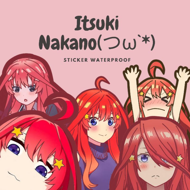 Jual STICKER ITSUKI NAKANO (WATERPROOF) | Shopee Indonesia