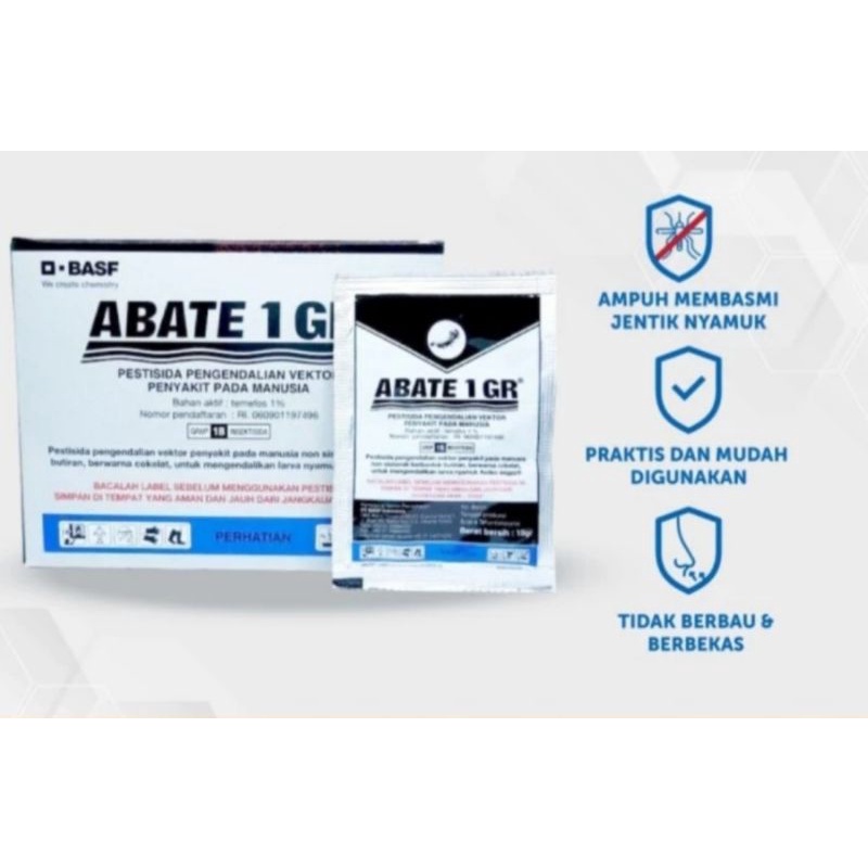 Jual ABATE 1 GR 10 gram - INSEKTISIDA OBAT PEMBASMI JENTIK NYAMUK ...