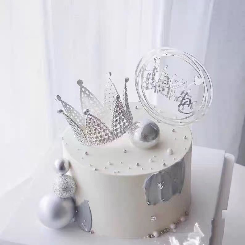 Jual Topper Bentuk Mahkota Mutiara Crown Hiasan Dekorasi Kue Ulang ...