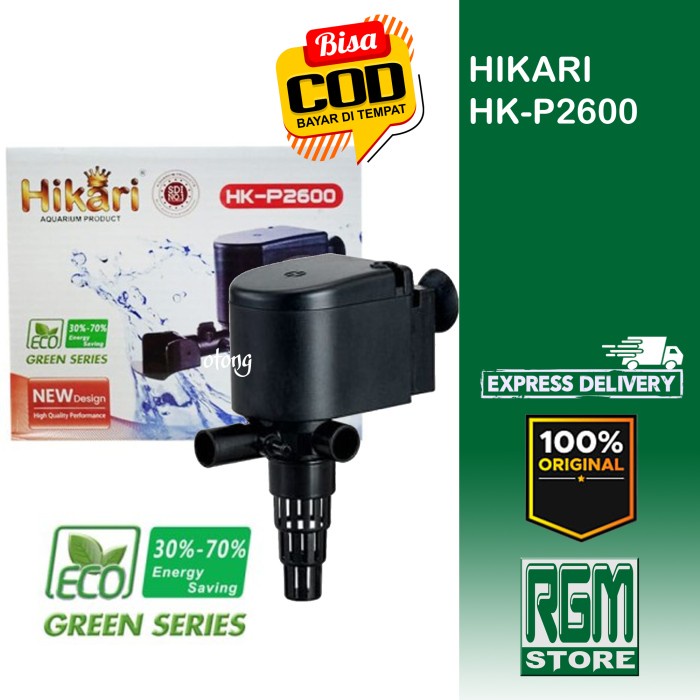 Jual Aquaka Hikari Hk P2600 P - 2600 Mesin Pompa Celup Aquarium ...