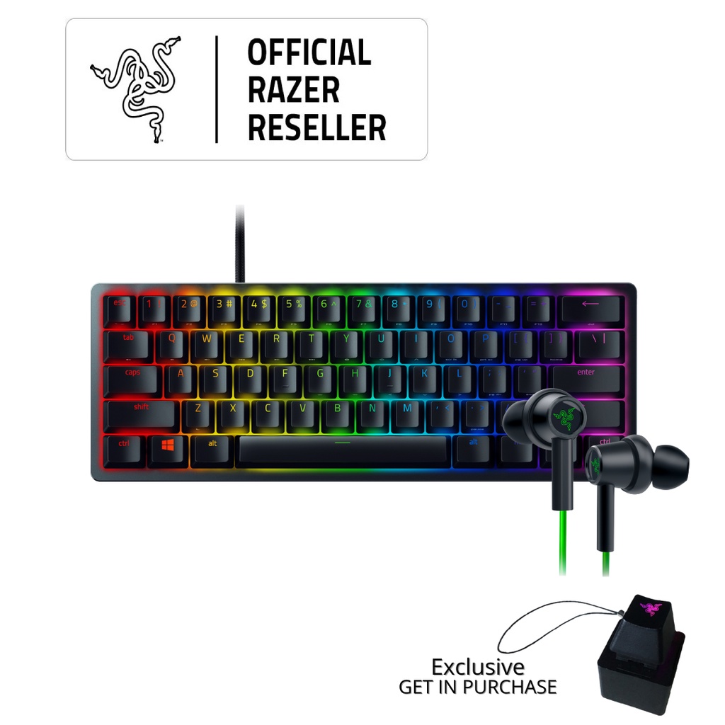 Jual Razer Huntsman Mini Linear Red Switch + Hammerhead Duo Console ...