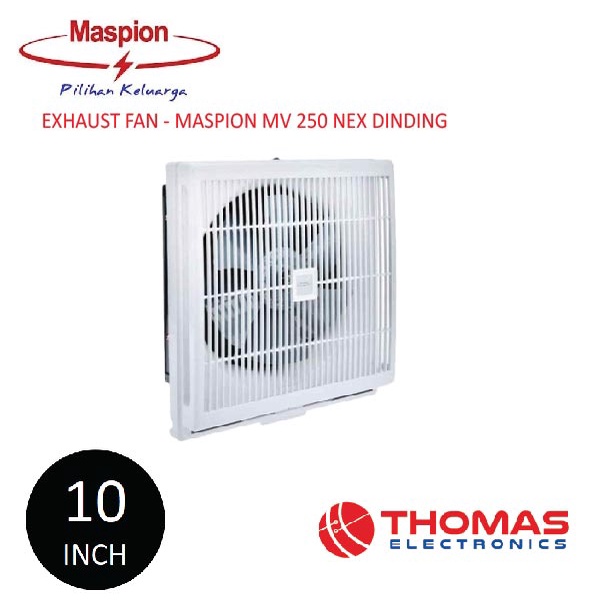 Jual EXHAUST FAN MASPION MV 250 NEX DINDING EXHAUST FAN MASPION 10 INCH ...