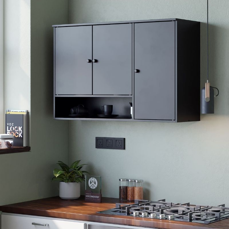 Jual Rak dapur tempel dinding Kitchen Set lemari penyimpanan alat dapur ...