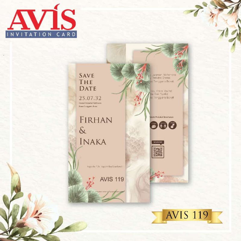 Jual Blangko Undangan Avis seri 119 Harga murah | Shopee Indonesia