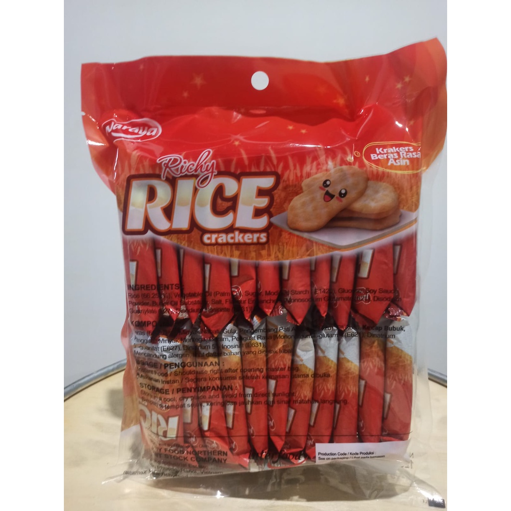 Jual Naraya Richy Rice Cracker Rasa Asin 120 Gr | Shopee Indonesia