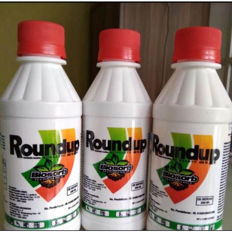 Jual HERBISIDA ROUNDUP 200 ML 486 SL - PEMBASMI RUMPUT GULMA ROUND UP ...