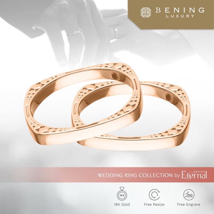 Jual Cincin Nikah Kawin Couple Wedding Ring-Neena Rings Bening Luxury ...