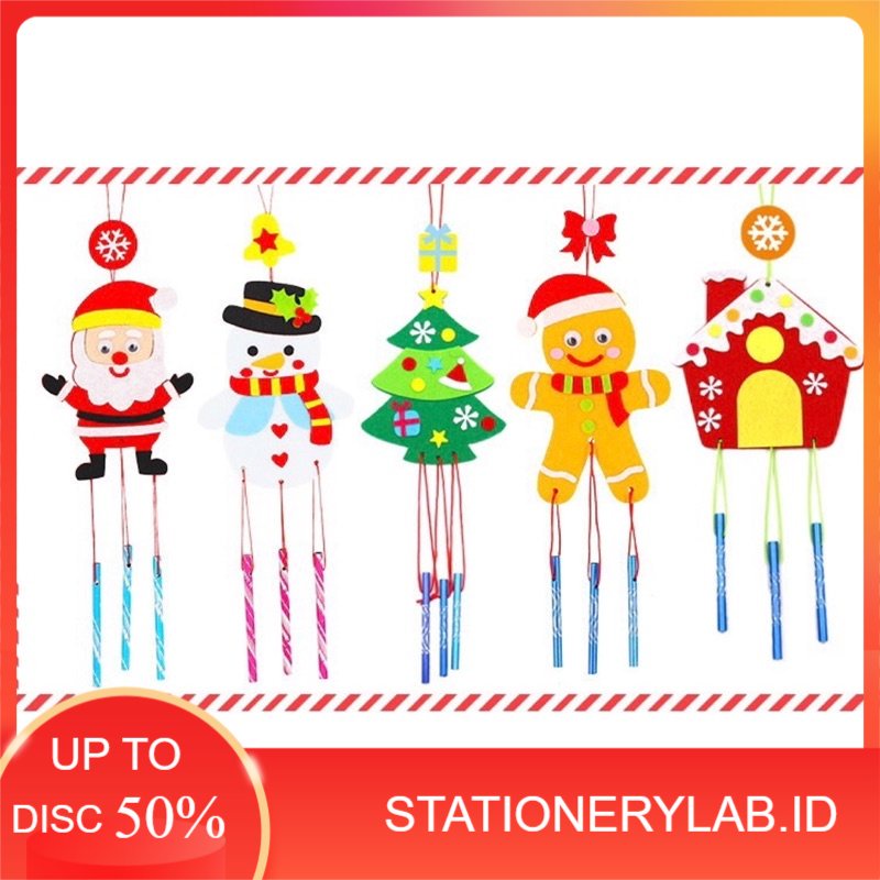Jual LAB DIY 044 | DIY EVA STICKER WINDCHIME NATAL | MENEMPEL EVA ...