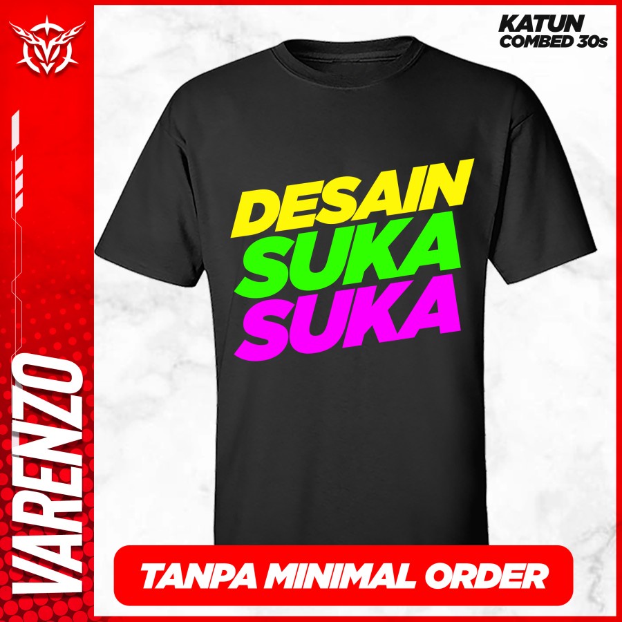 Jual BAJU KAOS SABLON CUSTOM SATUAN GAMBAR NAMA TULISAN KATA KATA ... Jual BAJU KAOS SABLON CUSTOM SATUAN GAMBAR NAMA TULISAN KATA KATA ...