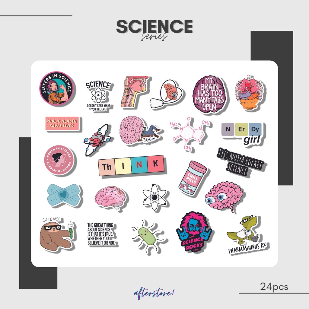 Jual [STIKER SCIENCE] STICKER AESTHETIC | STICKER TUMBLR | STIKER PACK ...