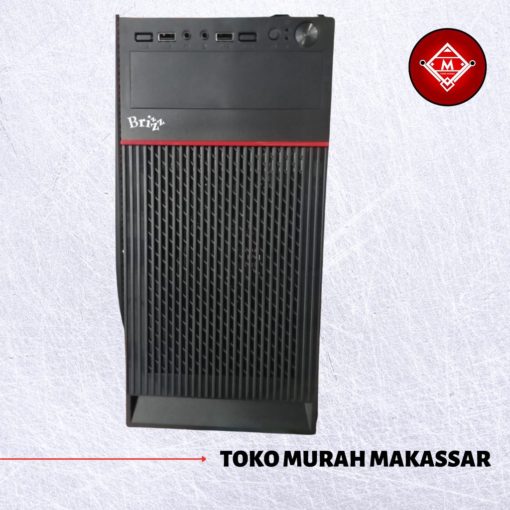 Jual BRIZZ CASING PC M-SERIES MICRO ATX /CASING KOMPUTER MICRO ATX ...