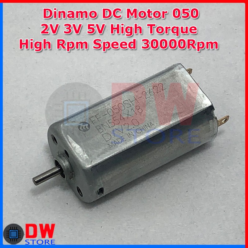 Jual DC Micro Motor Dinamo 050 High Speed RPM High Torque 1V - 3.7V ...