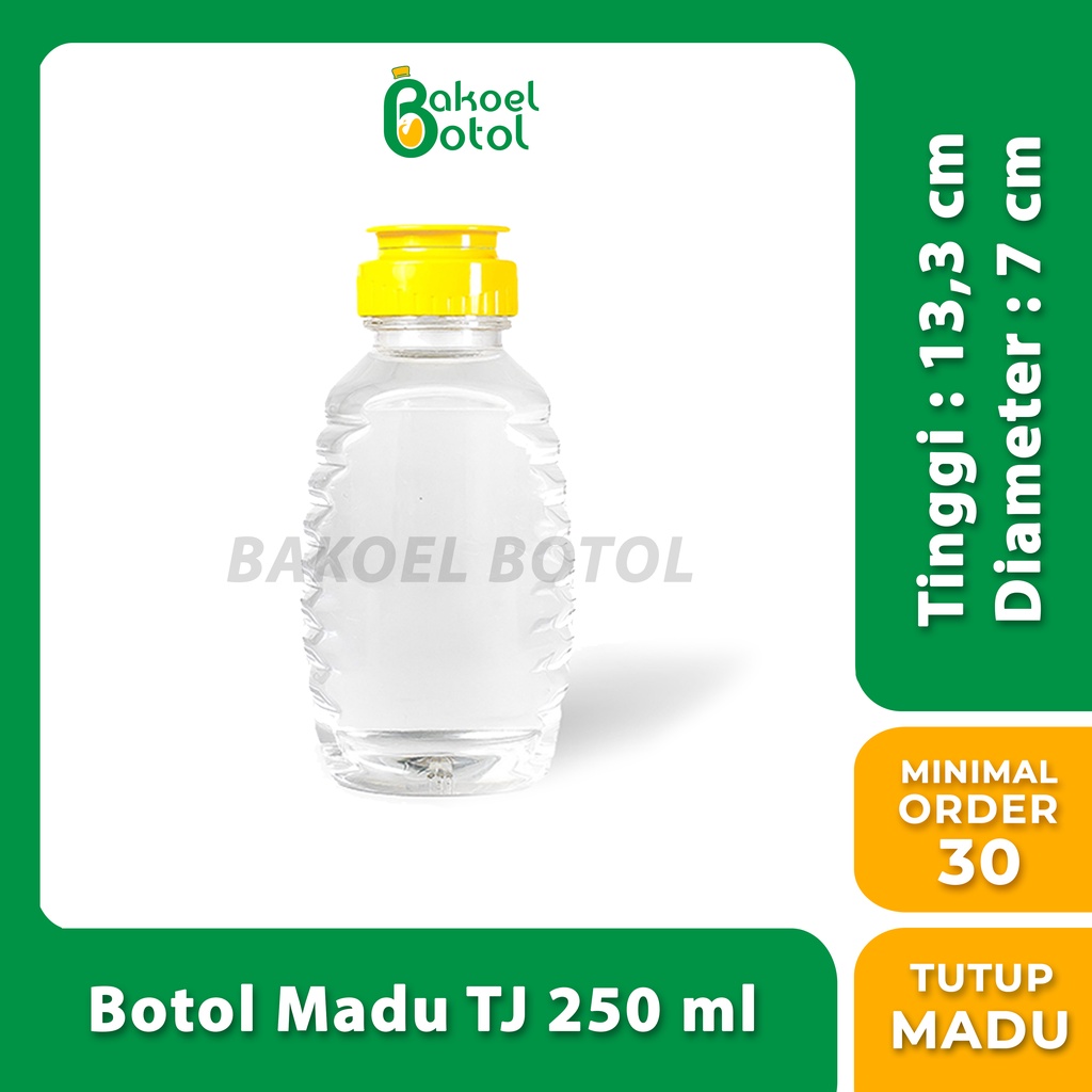 Jual BOTOL MADU TJ 250 ML / BOTOL MADU UKURAN 250 ML (CHCEKOUT 1 = 5 ...