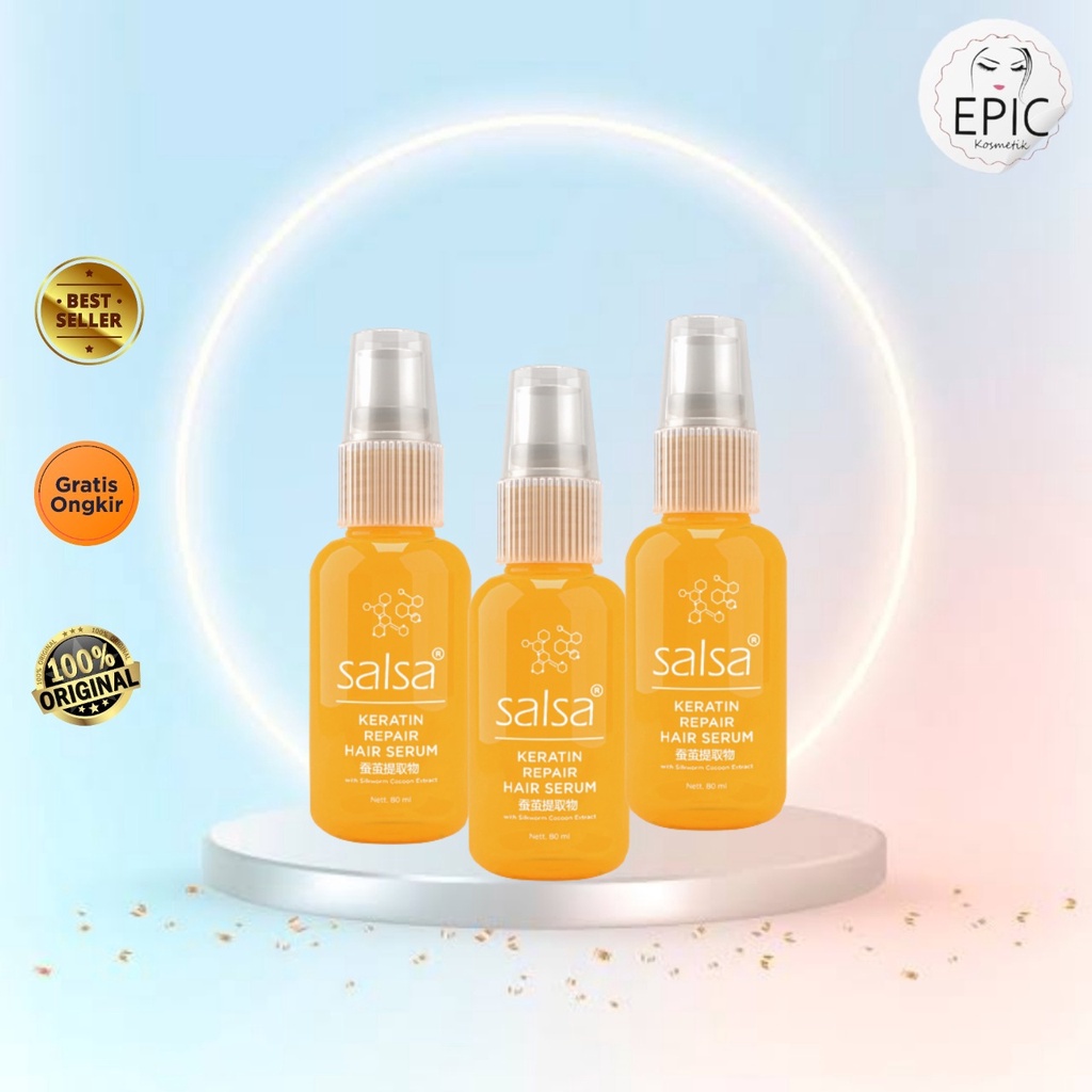 Jual SALSA Hair Serum KERATIN REPAIR 80ml | Shopee Indonesia