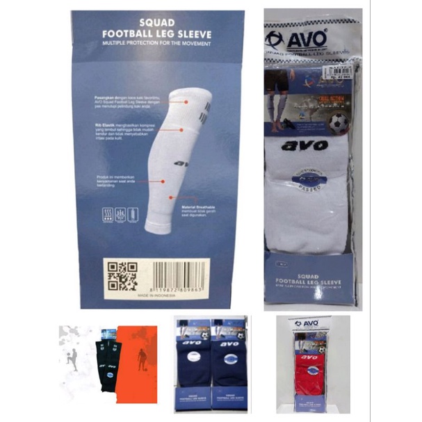 Jual Sambungan Kaos Kaki Bola AVO Dewasa/Leg Sleeve AVO Dewasa/Manset ...