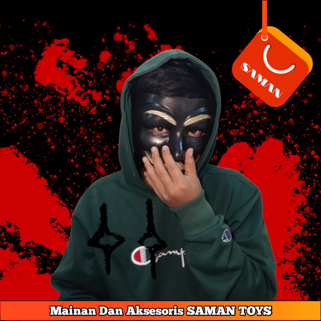 Jual TOPENG WAJAH PLASTIK KEREN / mainan topeng semar viral / topeng ...