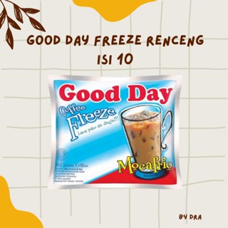 Jual Good Day Freeze Minuman Kopi Bubuk Renceng Isi 10 Sachet | Shopee ...
