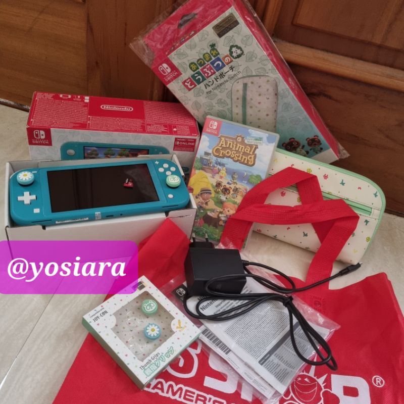 Jual [SECOND LIKE NEW] NINTENDO SWITCH LITE SPECIAL EDITION ACNH ...