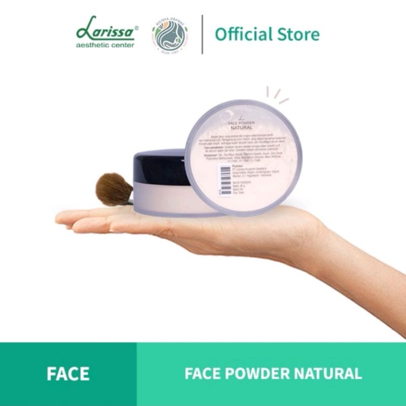 Jual LARISSA FACE POWDER NATURAL (Digunakan untuk seluruh jenis kulit ...