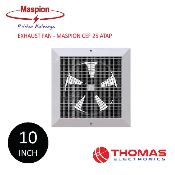 Jual EXHAUST FAN - MASPION CEF 25 ATAP GARANSI RESMI | Shopee Indonesia