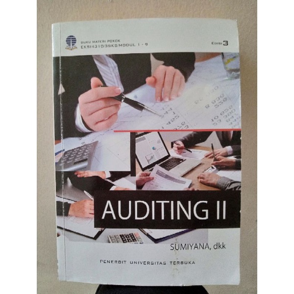 Jual BUKU MODUL UT BMP EKSI4310 AUDITING II EDISI 3 Universitas Terbuka ...
