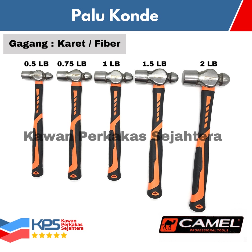 Jual CAMEL Palu Konde Gagang Fiber 0.5 LB - 0.75 LB - 1 LB - 1.5 LB - 2 LB | Martil Serbaguna ...