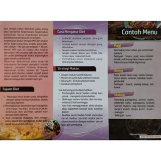 Jual Leaflet Diet Rendah Kalori | Shopee Indonesia