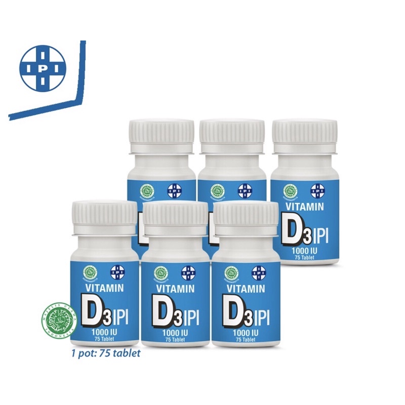Jual IPI Vitamin D3 1000 IU (isi 75) | Shopee Indonesia