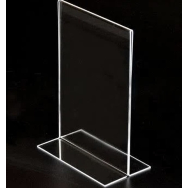 Jual Acrylic Brochure Stand Display Akrilik Tempat Kertas Brosur Ukuran ...
