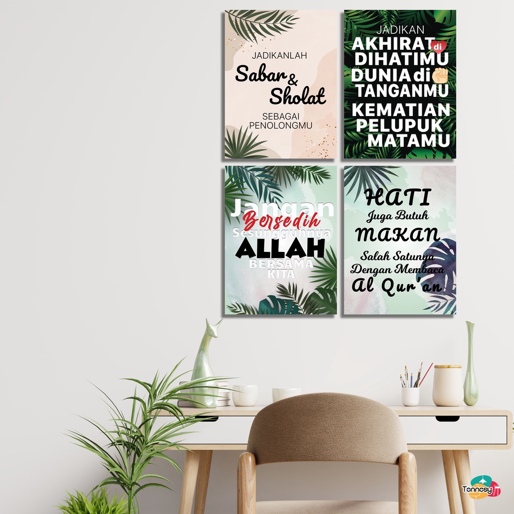 Jual TENNESY HIASAN DINDING QUOTE KALIMAT MOTIVASI BIJAK 15x20CM HIASAN ...