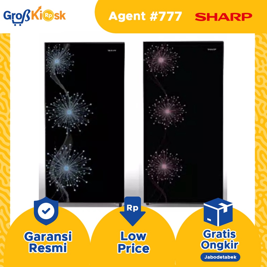 Jual Sharp Kulkas 1 Pintu Sj-X197MG-DB/DP / SJX 197 MGDB MGDP | Shopee Indonesia