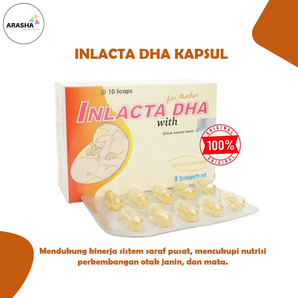 Jual INLACTA DHA STRIP ISI 10 KAPSUL Suplemen Vitamin Ibu Hamil/Ibu ... Jual INLACTA DHA STRIP ISI 10 KAPSUL Suplemen Vitamin Ibu Hamil/Ibu ...