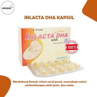 Jual INLACTA DHA STRIP ISI 10 KAPSUL Suplemen Vitamin Ibu Hamil/Ibu ...