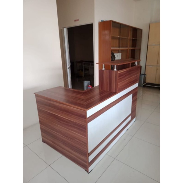 Jual MEJA KASIR / MEJA RESEPSIONIS / MEJA RESEPSIONIS KLINIK / MEJA ...