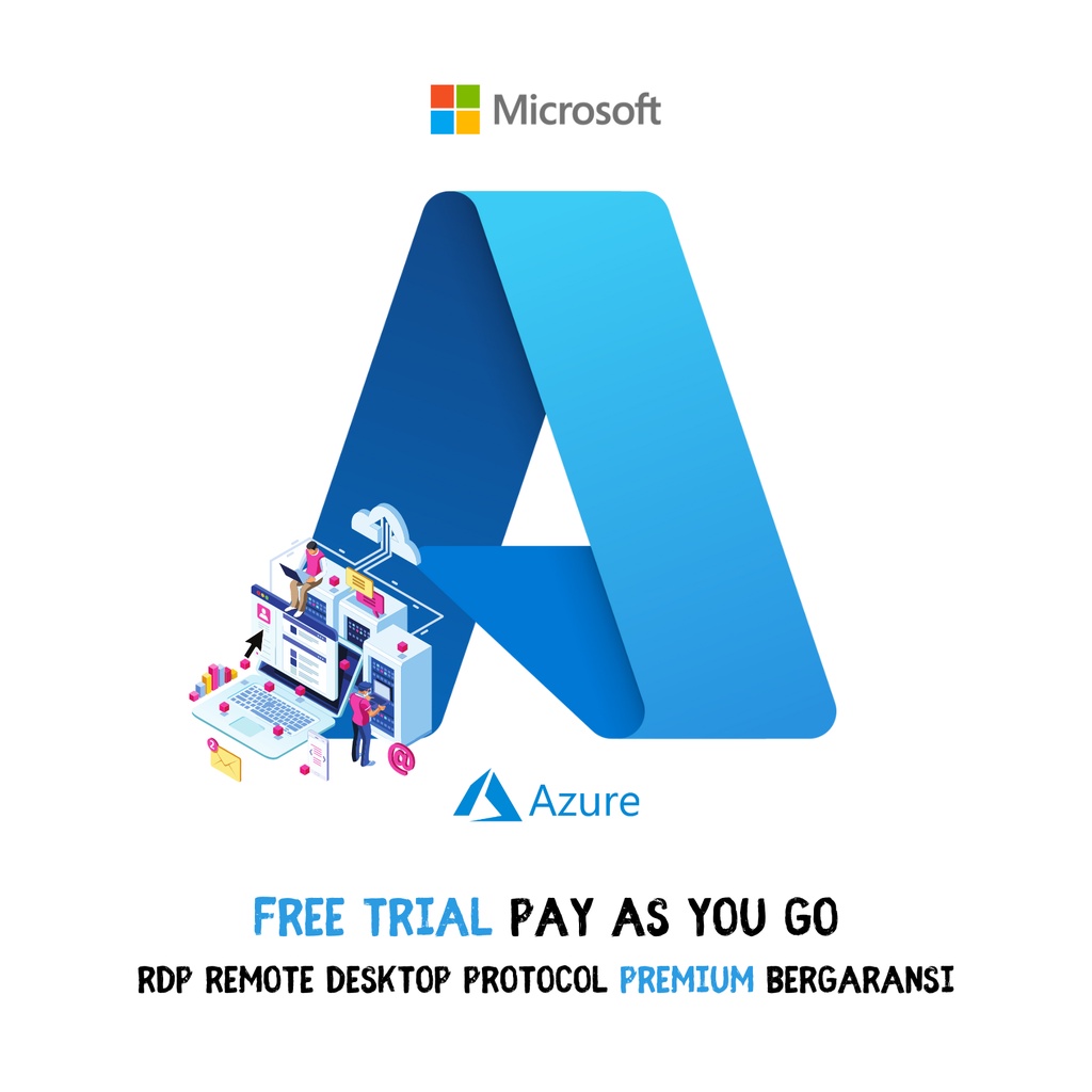 Jual RDP Azure 1 Bulan Pay As You Go Original Bergaransi | Shopee Indonesia