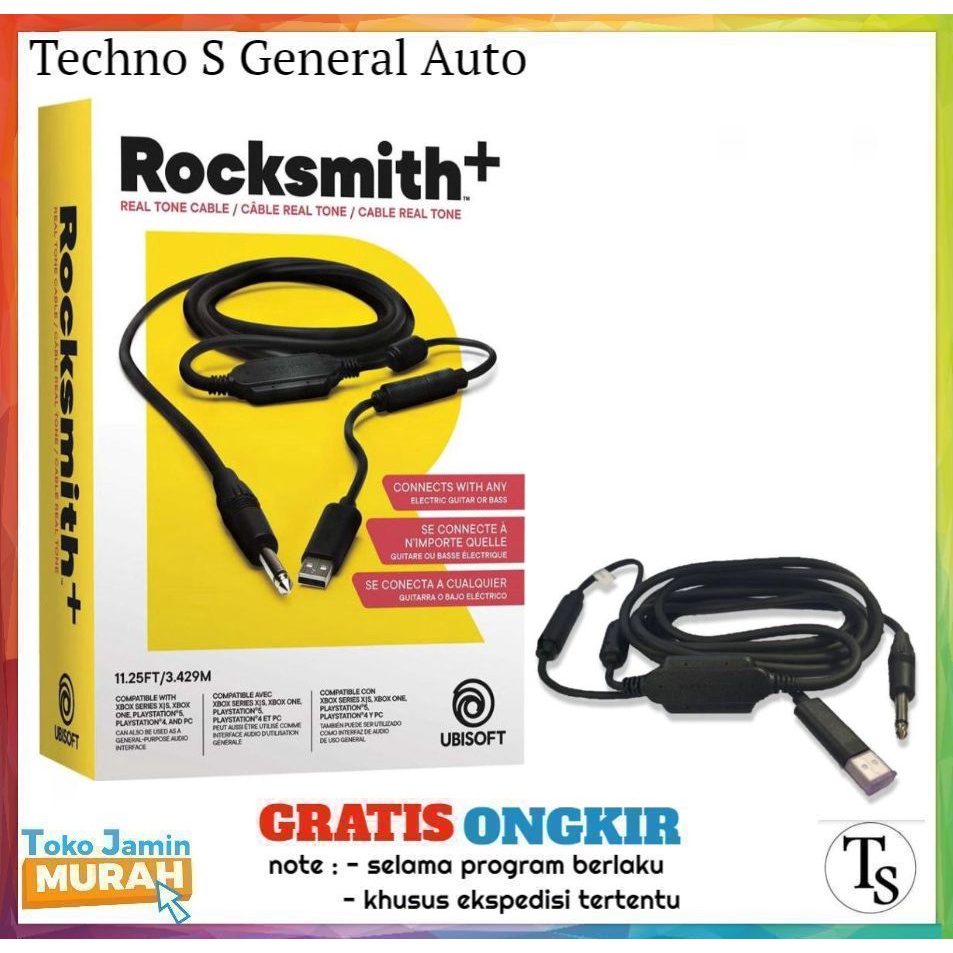 Jual Ubisoft Rocksmith+ Real Tone Cable for Xbox Series S/X PS5 PS4 PC ...