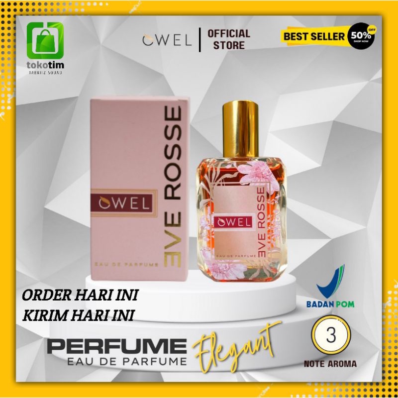 Jual Parfum Cewe Owel eve rosse Original 100% Wangi Tahan Lama Sampai ...