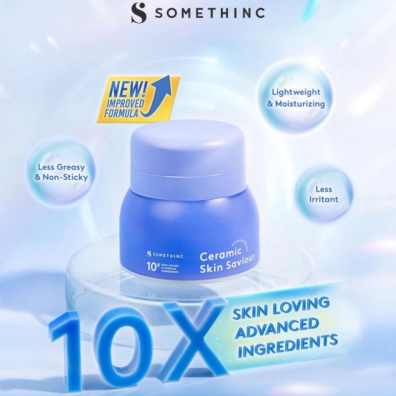 Jual SOMETHINC CERAMIC SKIN SAVIOUR GEL (NEW IMPROVES FORMULA) 25ML ...